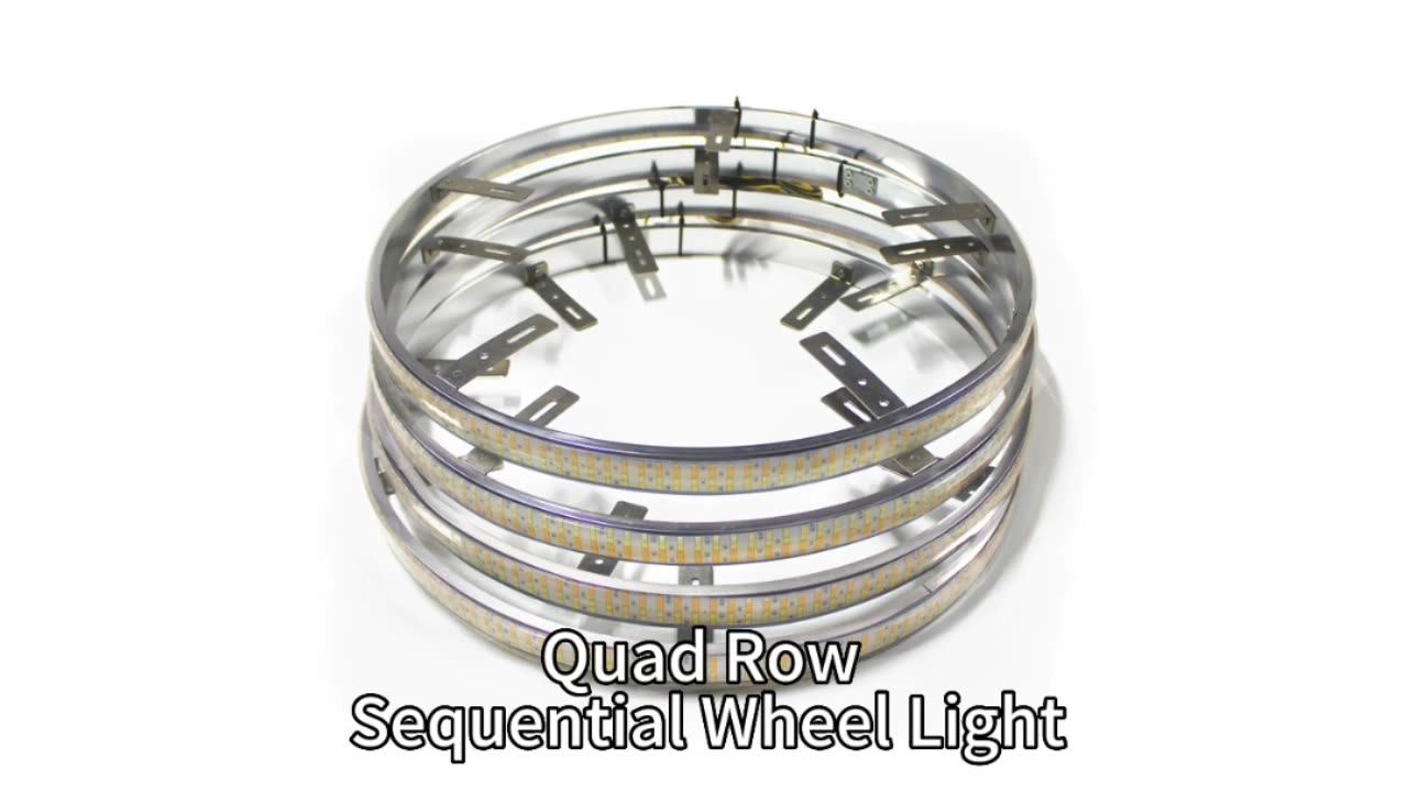 Quad Row Drl White Amber Switchback With Start Up Animated Wheel Light ...