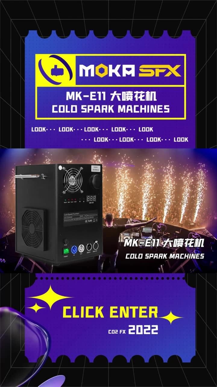 Cold Spark Machine Usa 2pcs With Dmx 750w Wedding Party Stage Cold ...