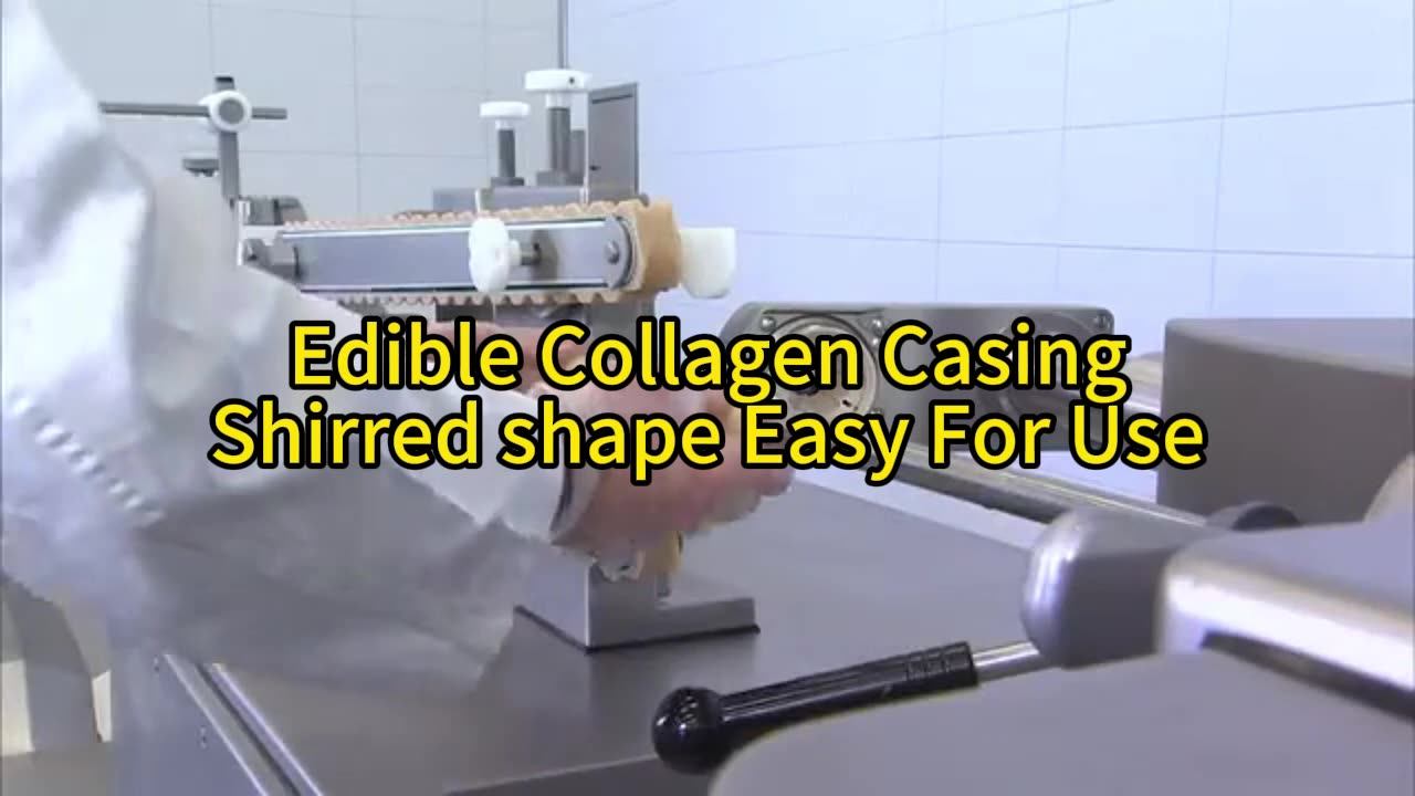 Edible Collagen Sausage Casings/artificial Collagen Casings For Hotdogs ...