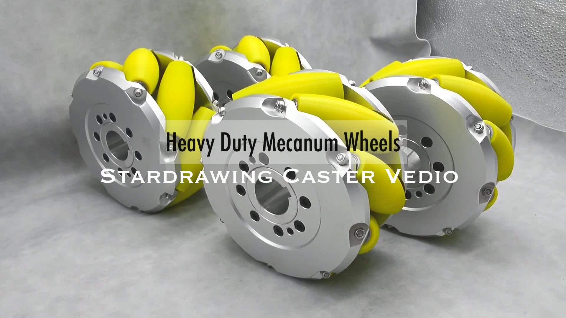Ss 6 Inch Heavy Duty Mecanum Wheels Robot 150mm 600kg Load Capacity ...