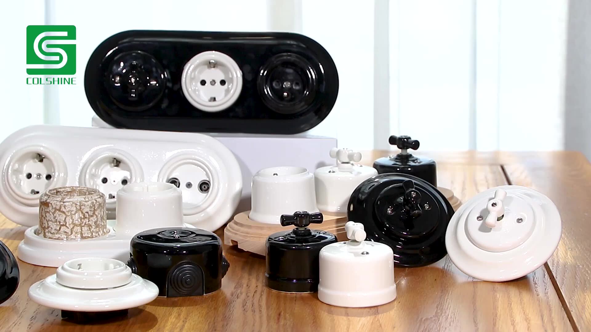 Vintage Ceramic Wall European Switch & Socket 16a 250v - Buy Ceramic ...