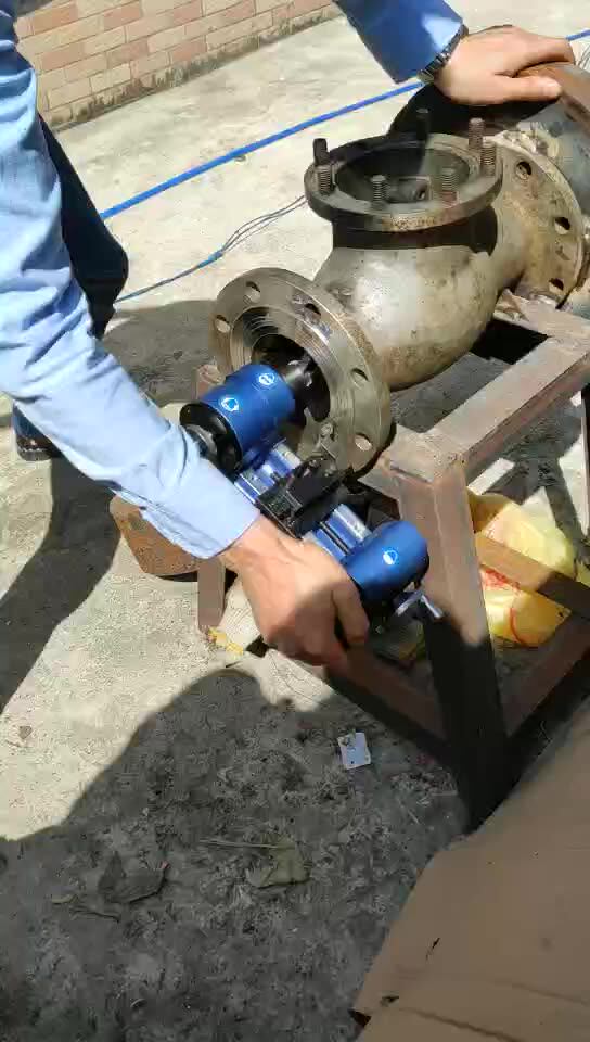 Mini Flange Facing Machine For Resurfacing Pipe And Tube Angles Flanges ...