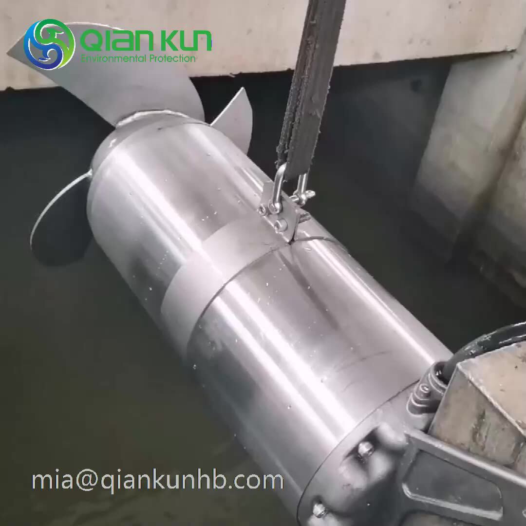 Environmentally Friendly Submersible Agitator 50-60hz Horizontal Mixer ...