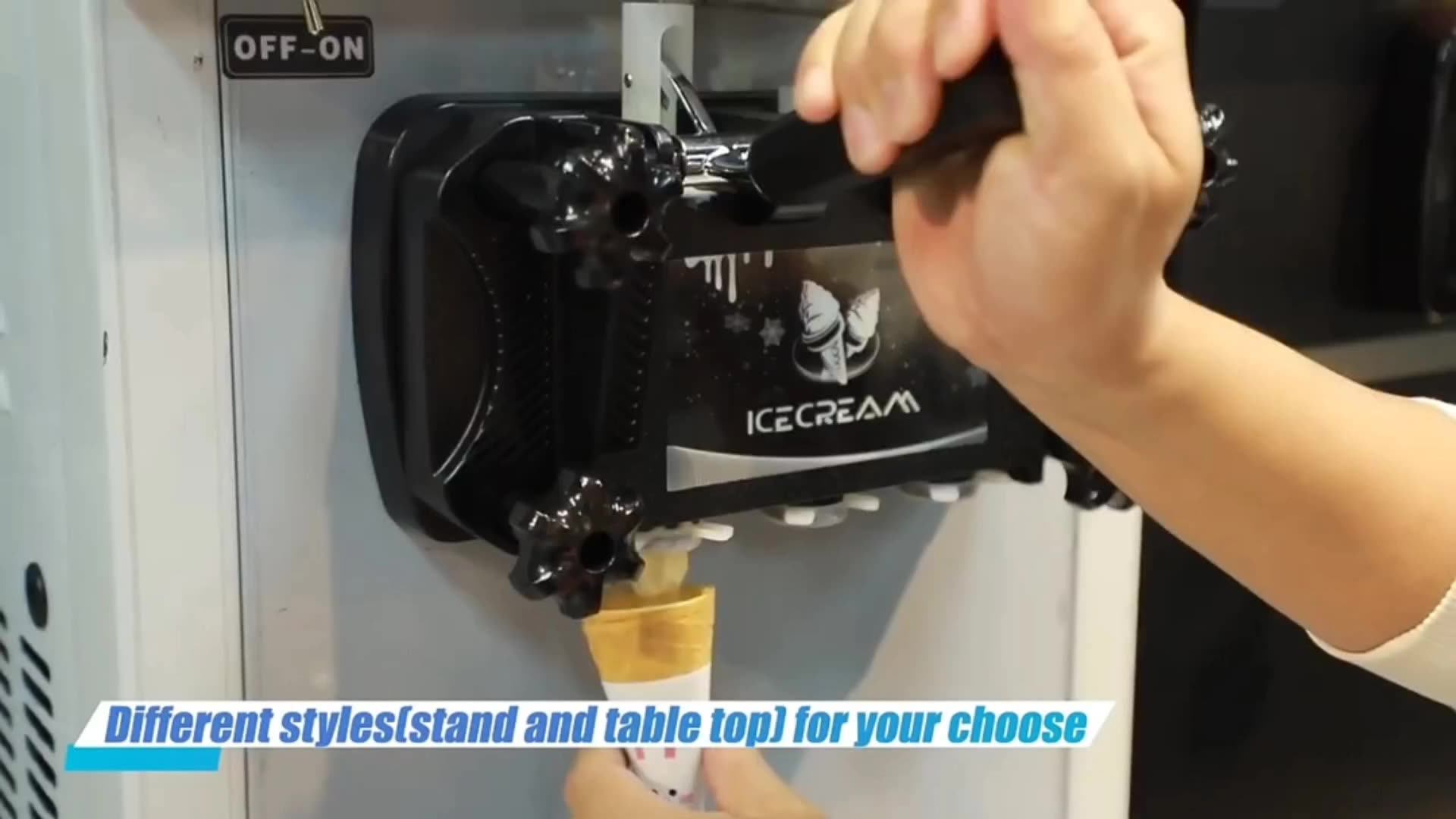 Icecream Maker Soft Serve Ice Cream Machine Commercial Ice Cream Maker ...