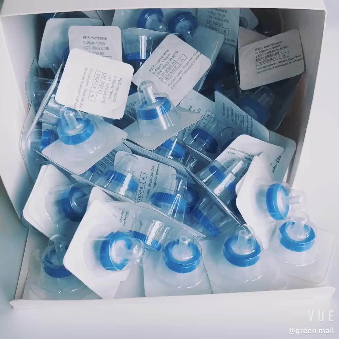 25mm 0.45um Mce Disposable Sterile Syringe Filters For Lab Use - Buy ...