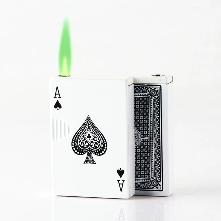 Wholesale Spades A Lighter Creative Jet Torch Turbo Lighter Playing ...