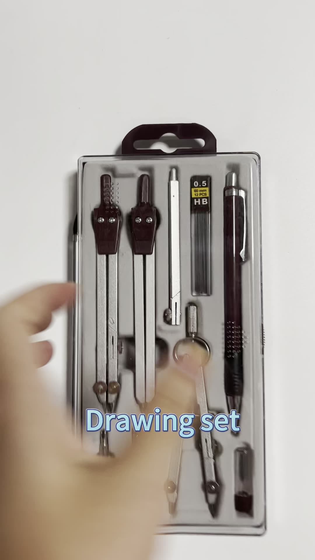 Factory Custom Wholesale School Stationary Drawing Circles Plastic Math ...