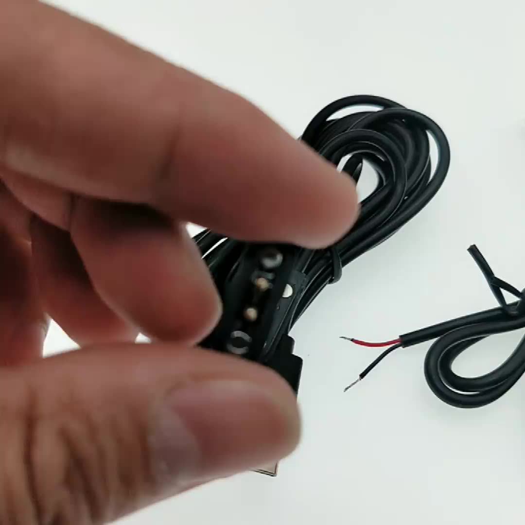 Magnetic Spring Loaded Pogo Pin Connector 2 Pin Pitch 2.5mm 2.84mm 4 ...