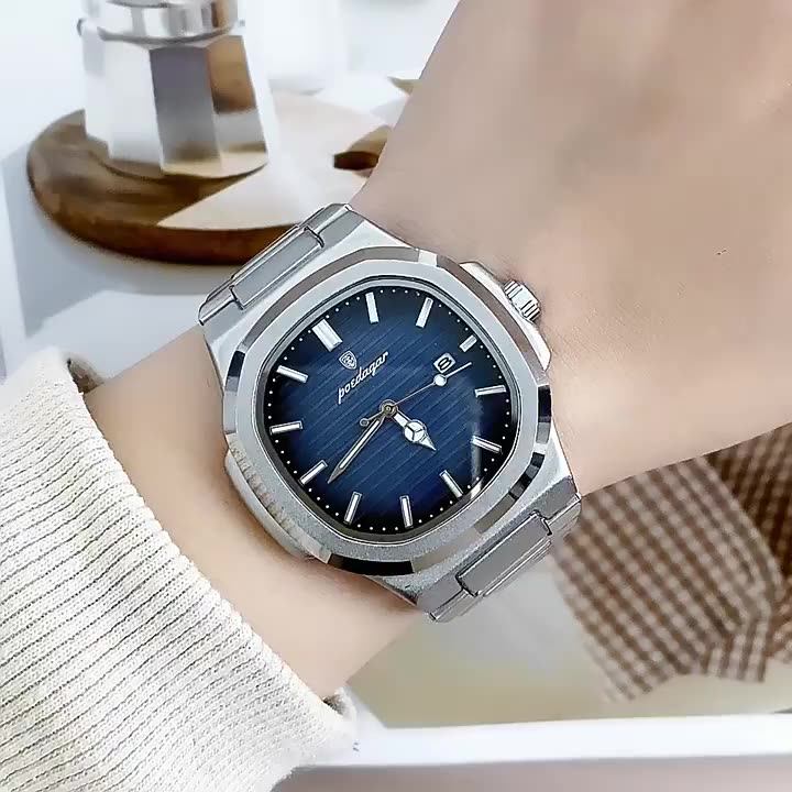 2024 New Top Brand Poedagar 613 Watch Business Waterproof Male Clock ...