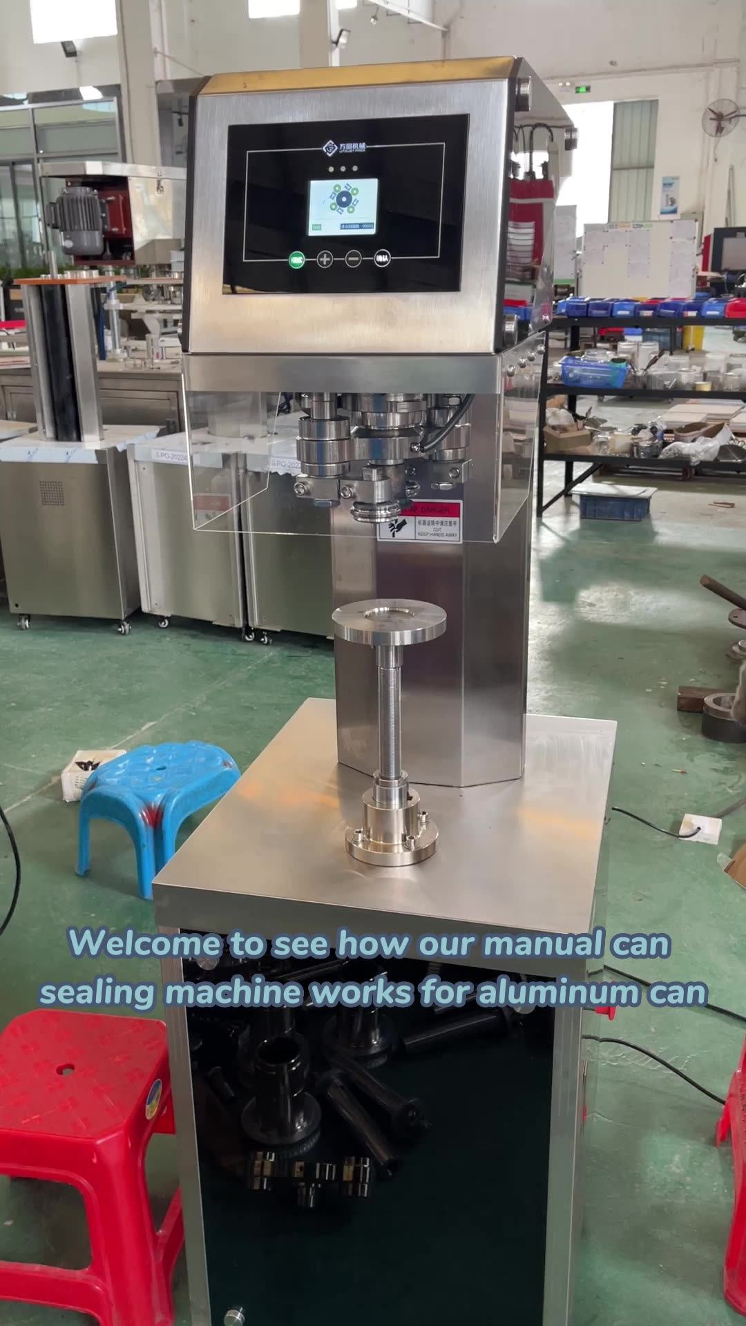 Manual Red Bull Energy Drinks Tin Sealing Machine Soda Beer Can Seamer ...