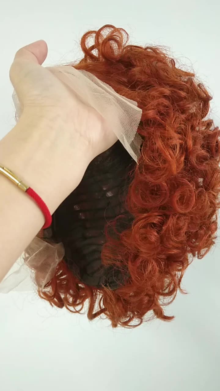 Pixie Cut Wig Short Curly Human Hair Wig350 1b27 1b30 99j Pixie Cut 1093