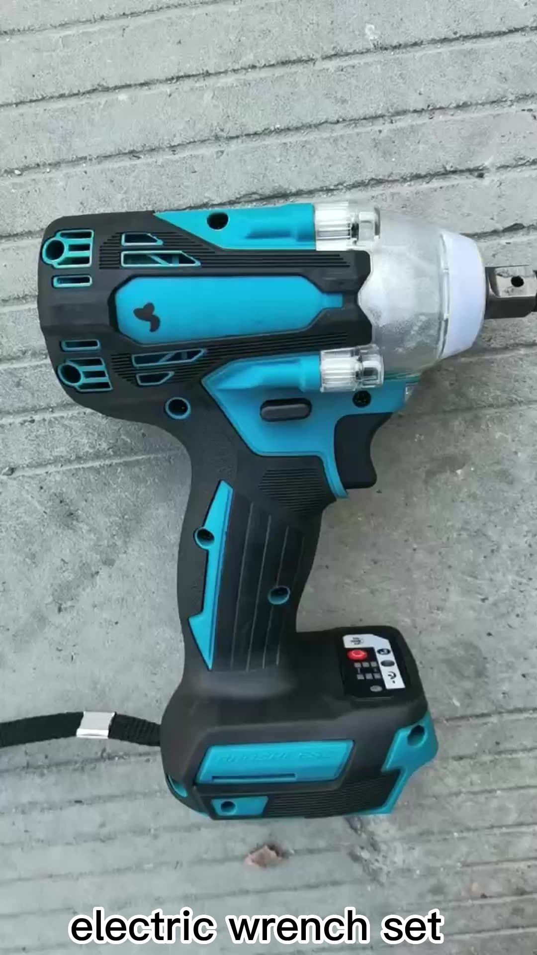 Professional 800nm High Torque Lithium Wrench Cordless Electric Impact ...