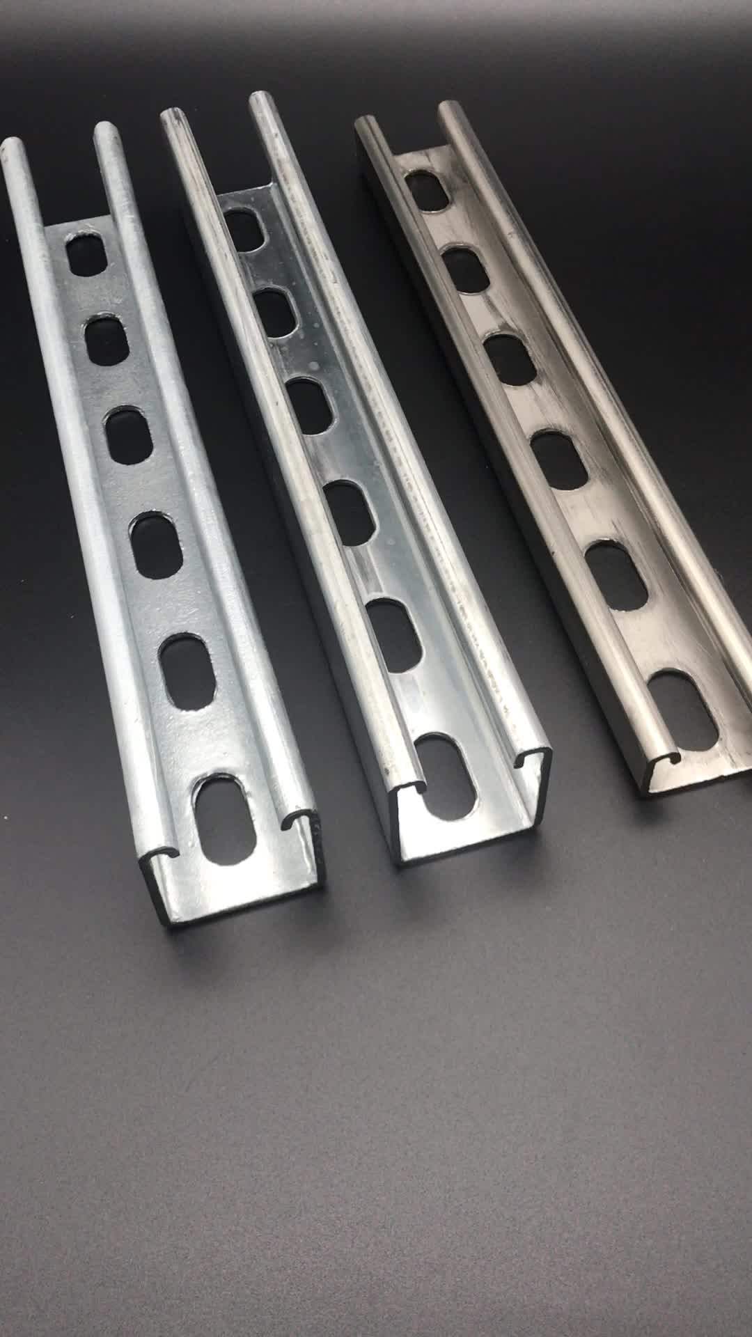 Hdg Slotted Unistrut C Profile Channel With Slot - Buy Hdg Slotted ...
