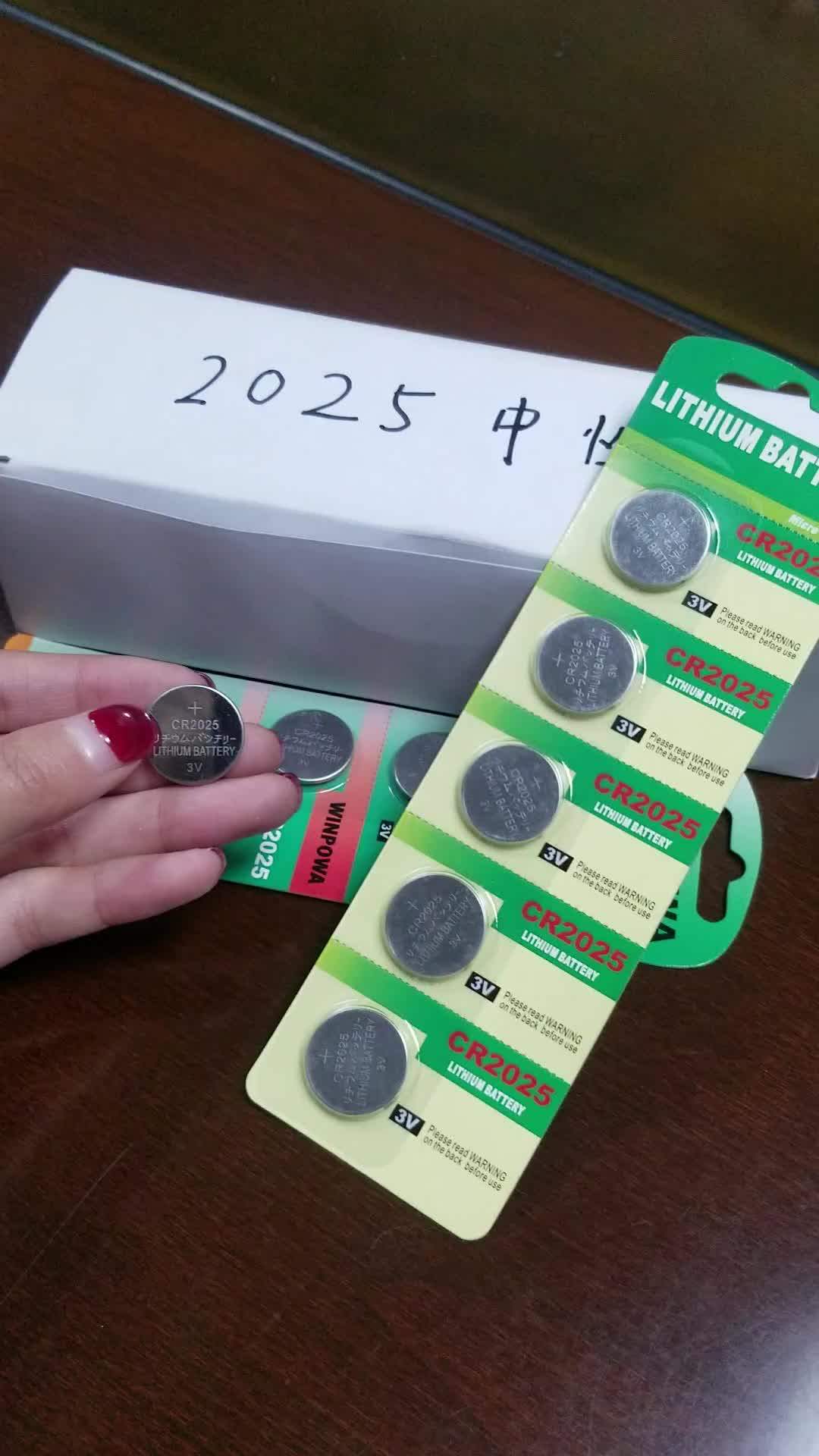 Cr2025 3v Lithium Coin Cell With Solder Tab For Pcb Use As Memory ...