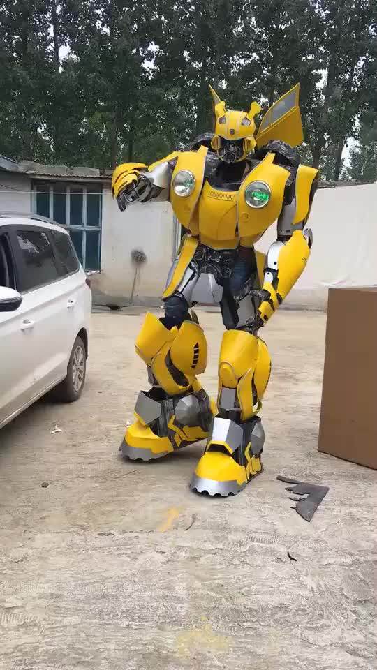 2019 Amazing Realistic Human Control Robot Props Costumes,Led Eyes ...