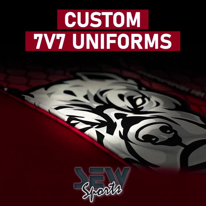 Personalized Sublimated Logo Athletic Fit Reflective 7v7 Football ...