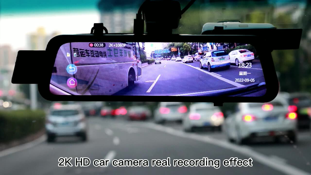 4k Adas 10'' Ips Screen Dash Cam 4k Front And 1080p Rear Wifi Smart ...