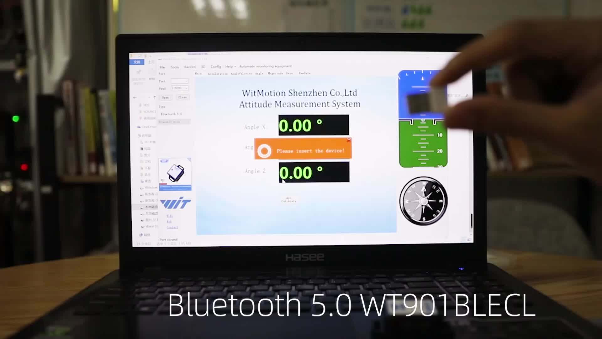 Witmotion Wt901blecl Bluetooth Accelerometer Ble 5.0 Low-consumption 3 ...