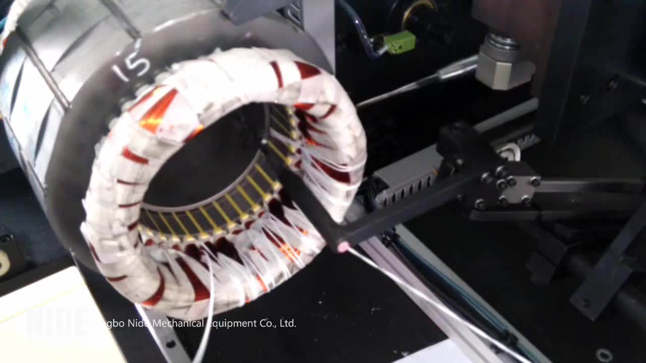 Automatic Stator Coil Winding Lacing Machine For Pump Motor Stator ...
