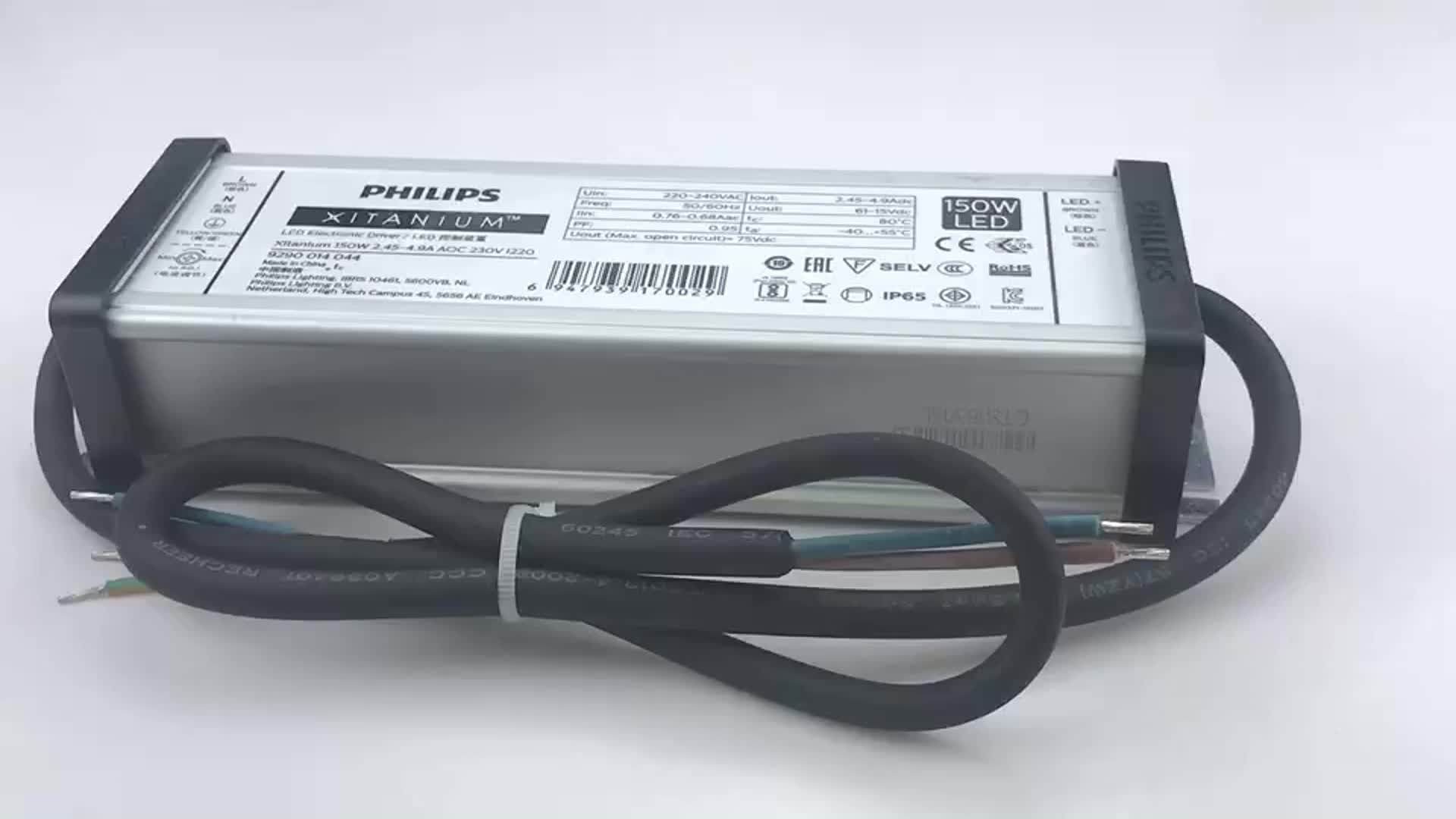 Philips Low Voltage Ip65 Xitanium 150w 2.45-4.9a Aoc 230v I220 404480 ...