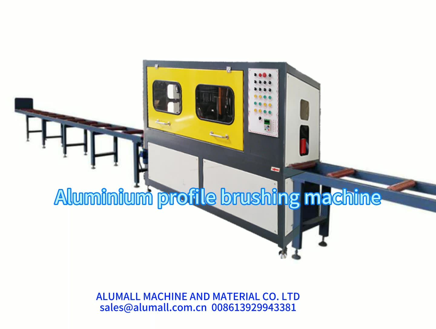 Aluminum Profile Brushing Polishing Machine For Surface Treatment ...