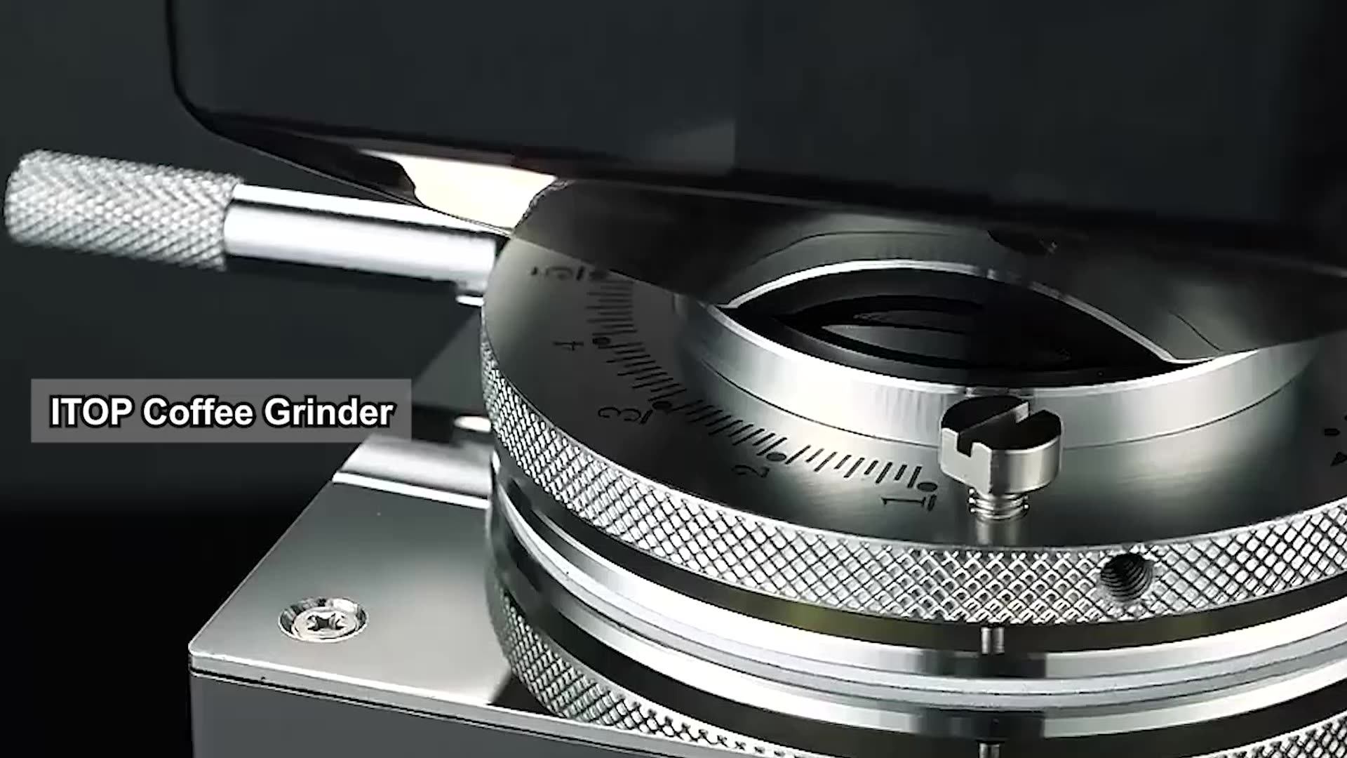 Coffee Bean Grinding Machine Flat Burr Espresso Grinding Electric ...