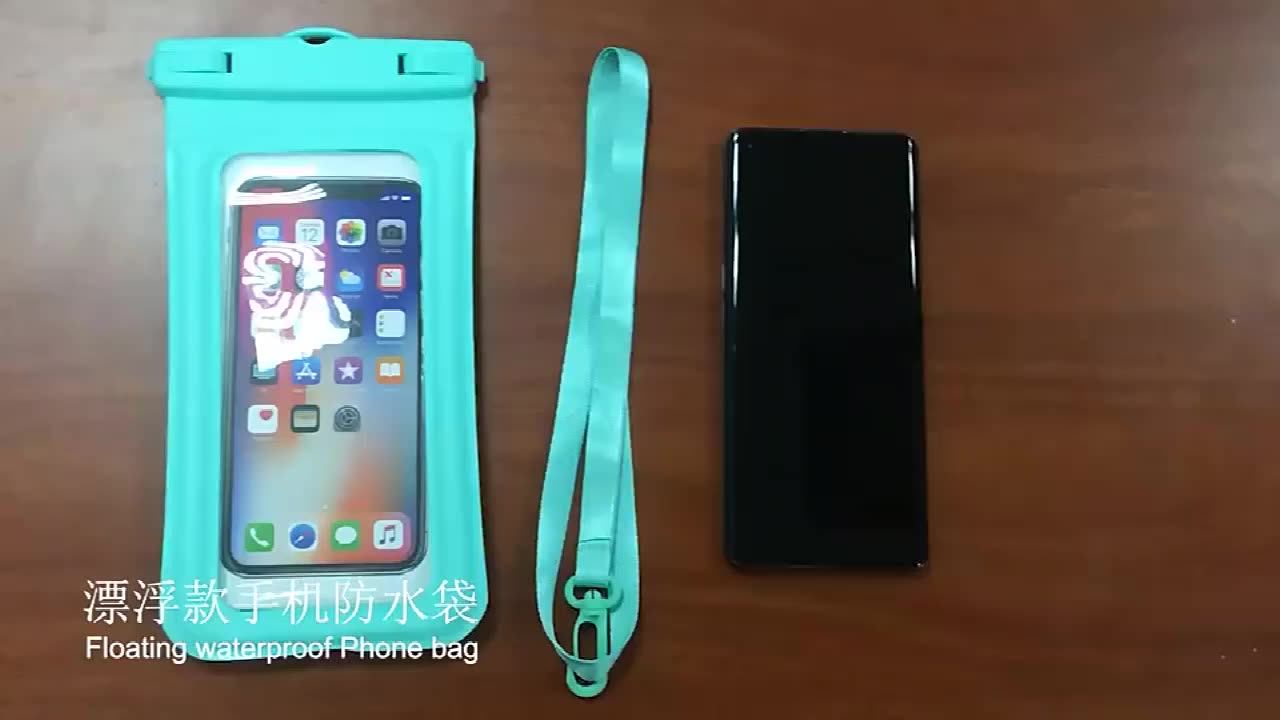 Customized Logo Ipx8 Swim Pvc Waterproof Cell Mobile Phone Bag Pouch ...