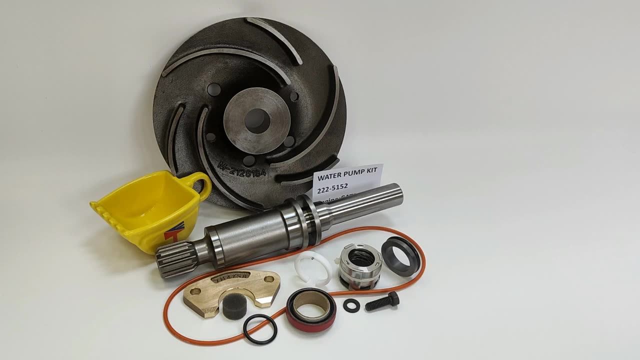 水泵重建套件2225152 222-5152，用于水泵416-0610 416-0609 212-8177 212-8176发动机3516 ...