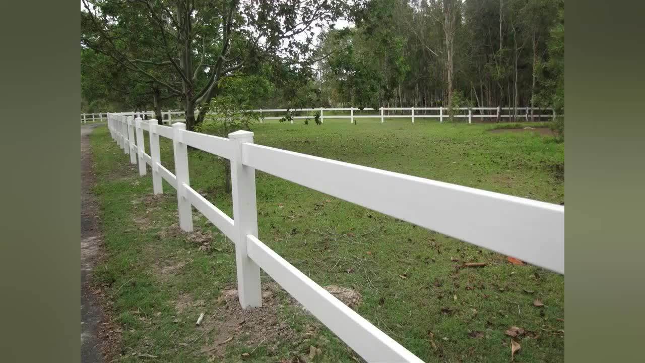 Pvc Fence Ranch Style Vinyl Fence Post And Rails - Buy Fencing,Pvc ...