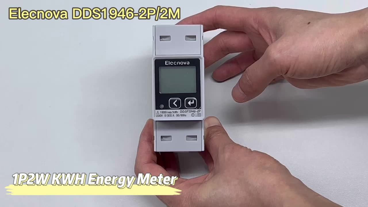 Din Rail Single Phase Multi Function Mbus/modbus-rtu Power Meter - Buy ...