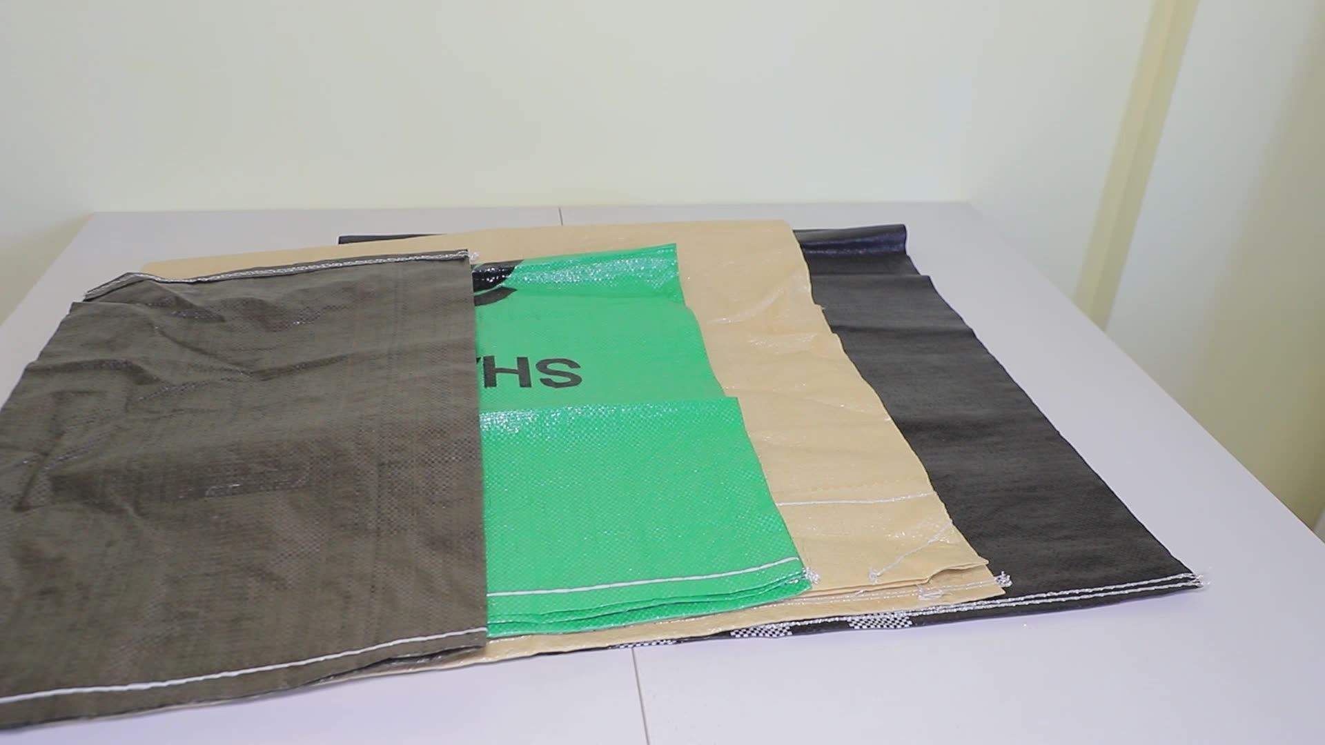 Rice Bag 25kg 50kg Plastic Sand Cement Packaging Bags Poly Pp Woven ...