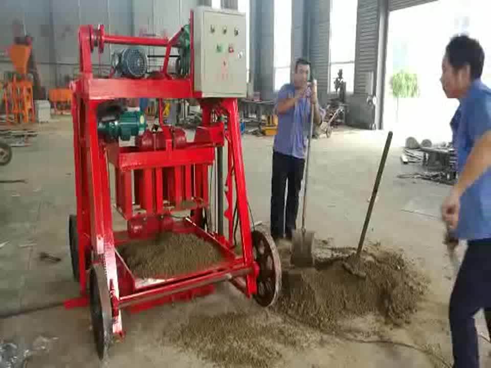 Qmy4-45 Manual Cement Mobile Brick Block Making Machine For Sale - Buy ...