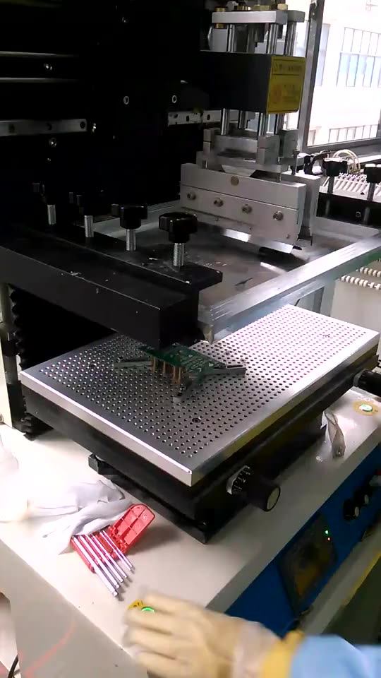 Ys350 Pneumatic Smt Stencil Printer,Solder Paste Printer For Lead/ Lead ...