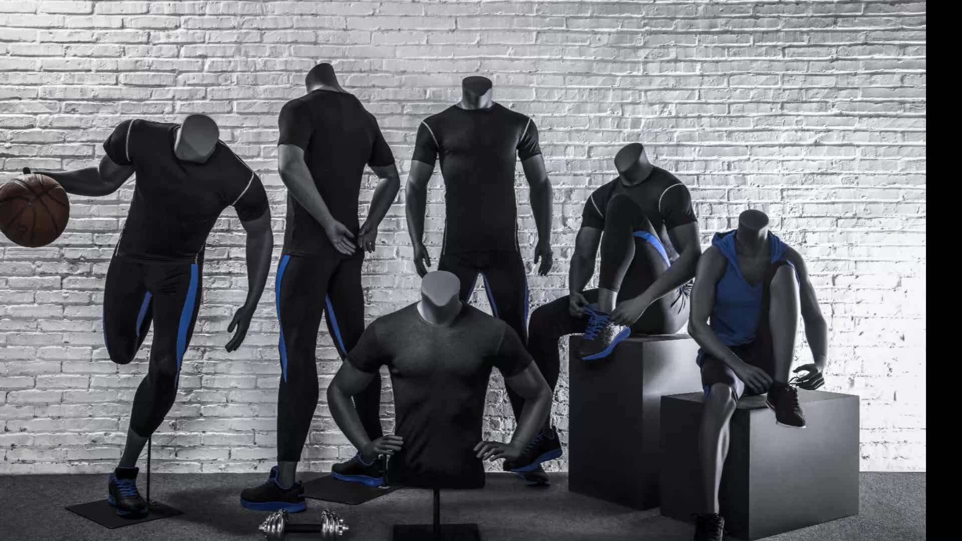 Headless Sport Mannequin Man Half Body Big Male Torso Bust Mannequin ...
