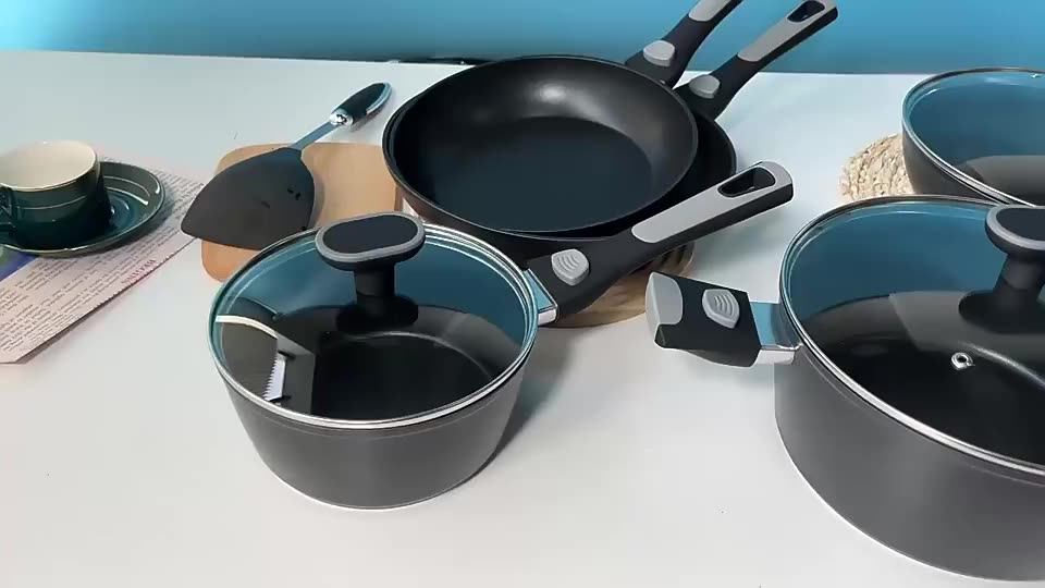 Factory Portable Frying Pan Forged Aluminum Nonstick High Quality ...