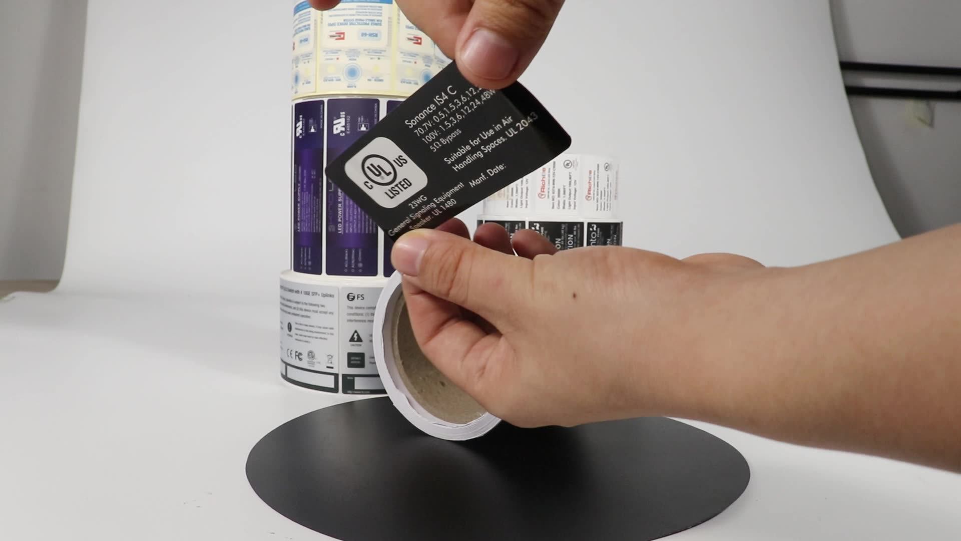 Customized Printed Waterproof Logo Electronic Appliances Heat Resistant ...