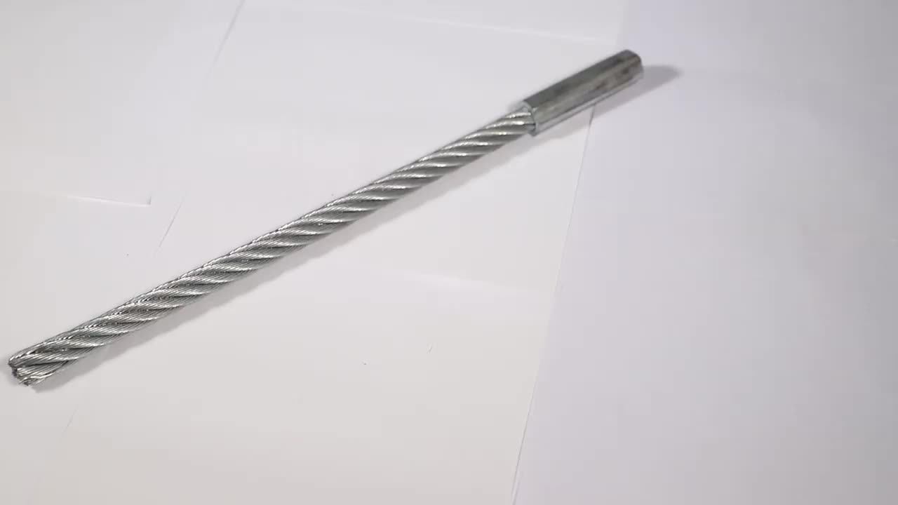 6x19+fc Galvanized Steel Wire Rope 6mm 8mm 10mm - Buy 6x19+fc ...