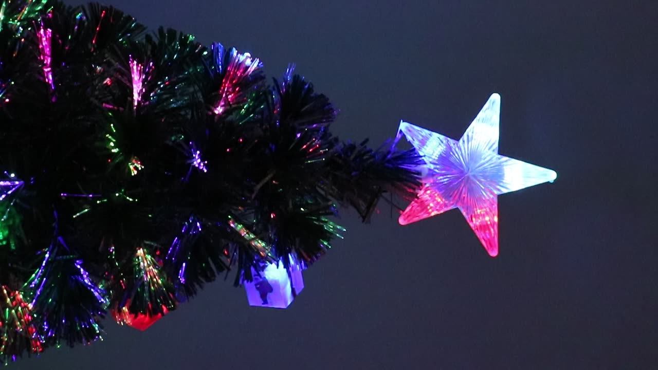 Colorful Fiber Optic Christmas Tree Led Optical Fiber Fairy String ...
