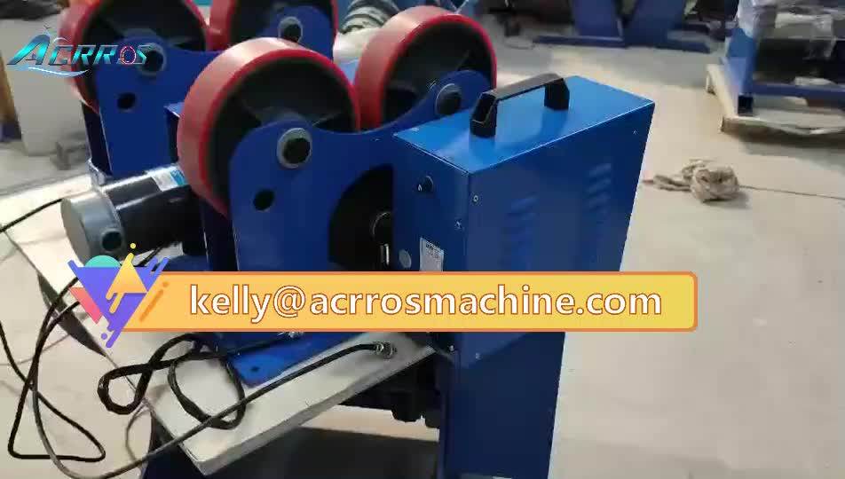 1000kg Light Weight Small Welding Rotator For Small Pipes Tubes Turning ...