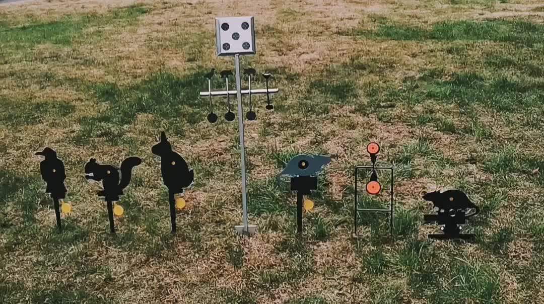 Zombie Shape Metal Range Equipment Reactive Automatic Steel Resetting ...