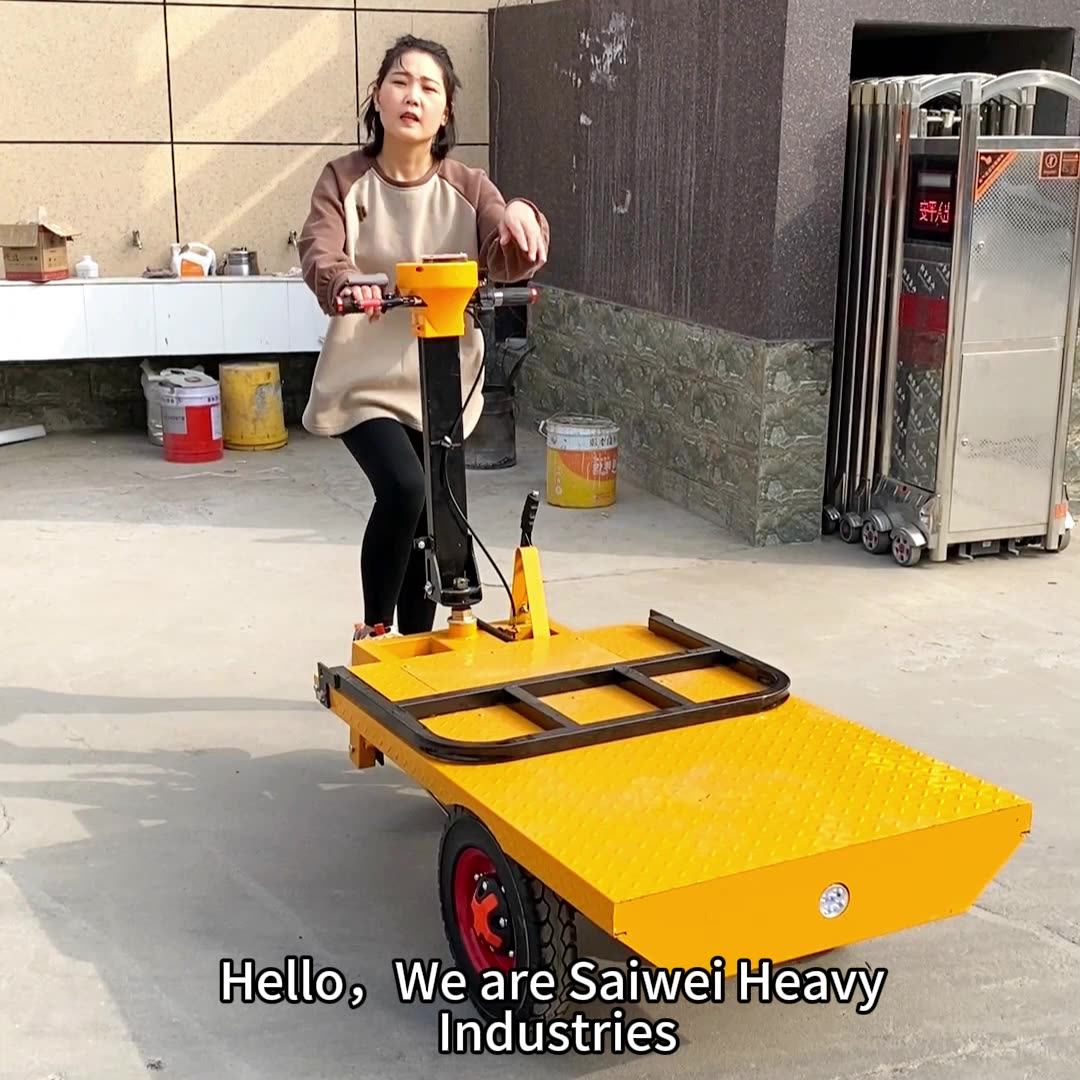 48v 800w Electric Trolley Engineering Mini Dump Truck Standing Drive ...