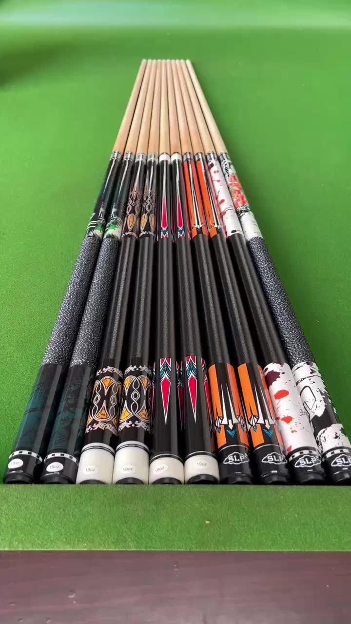 Newest Arrival Slp Maple Pool Cue Stick Nine Ball Cue 57 Inch 13mm ...