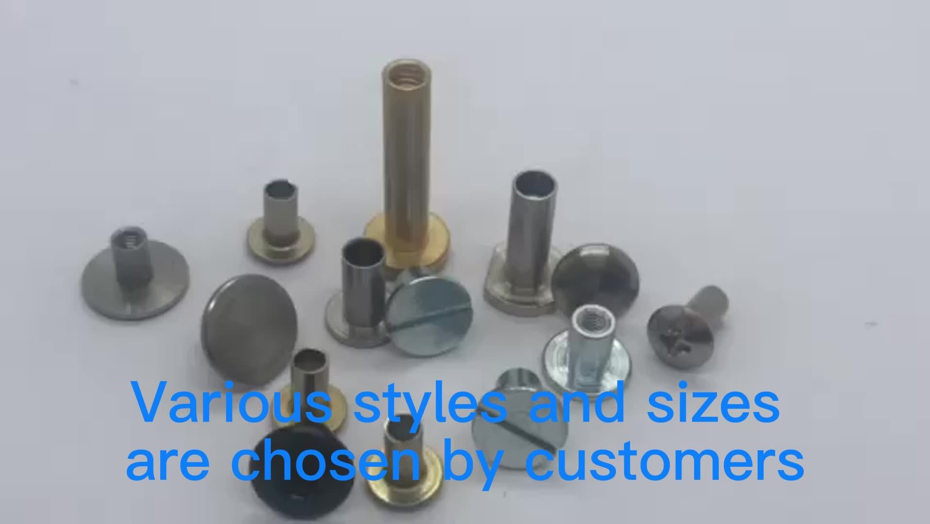 Rivet Screws Male And Female Custom Made In China Flat Head Tubular ...