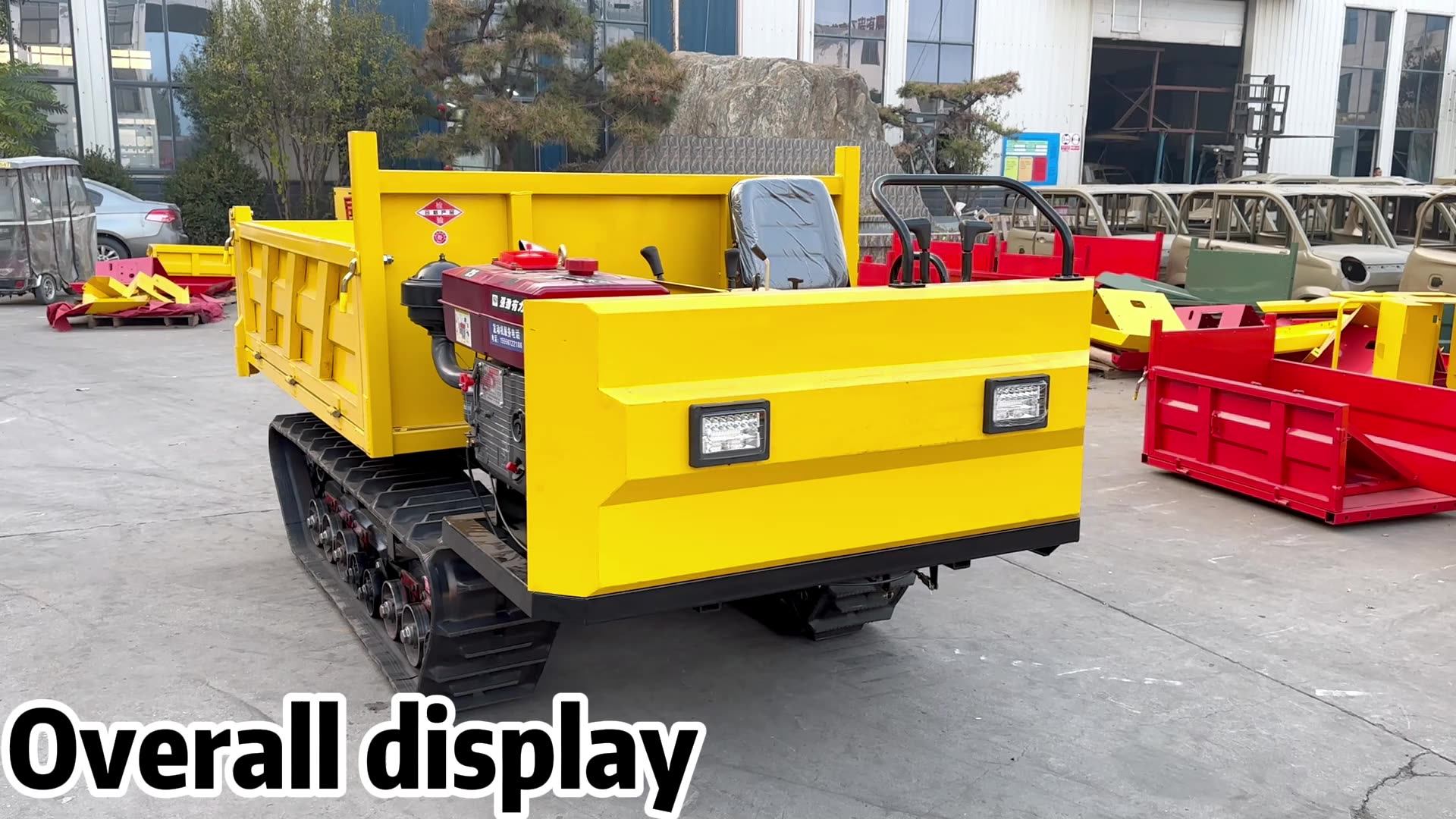 Tracked Dumper Crawler Dumper Electric Mini Dumper 500kg 800kg Truck ...