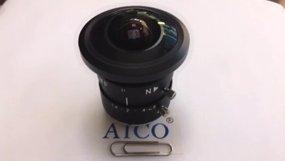 1/2 Inch F1.4 1.4mm 5 Mega C Mount Fish Eye 180 Degree Cs-mount Ir ...