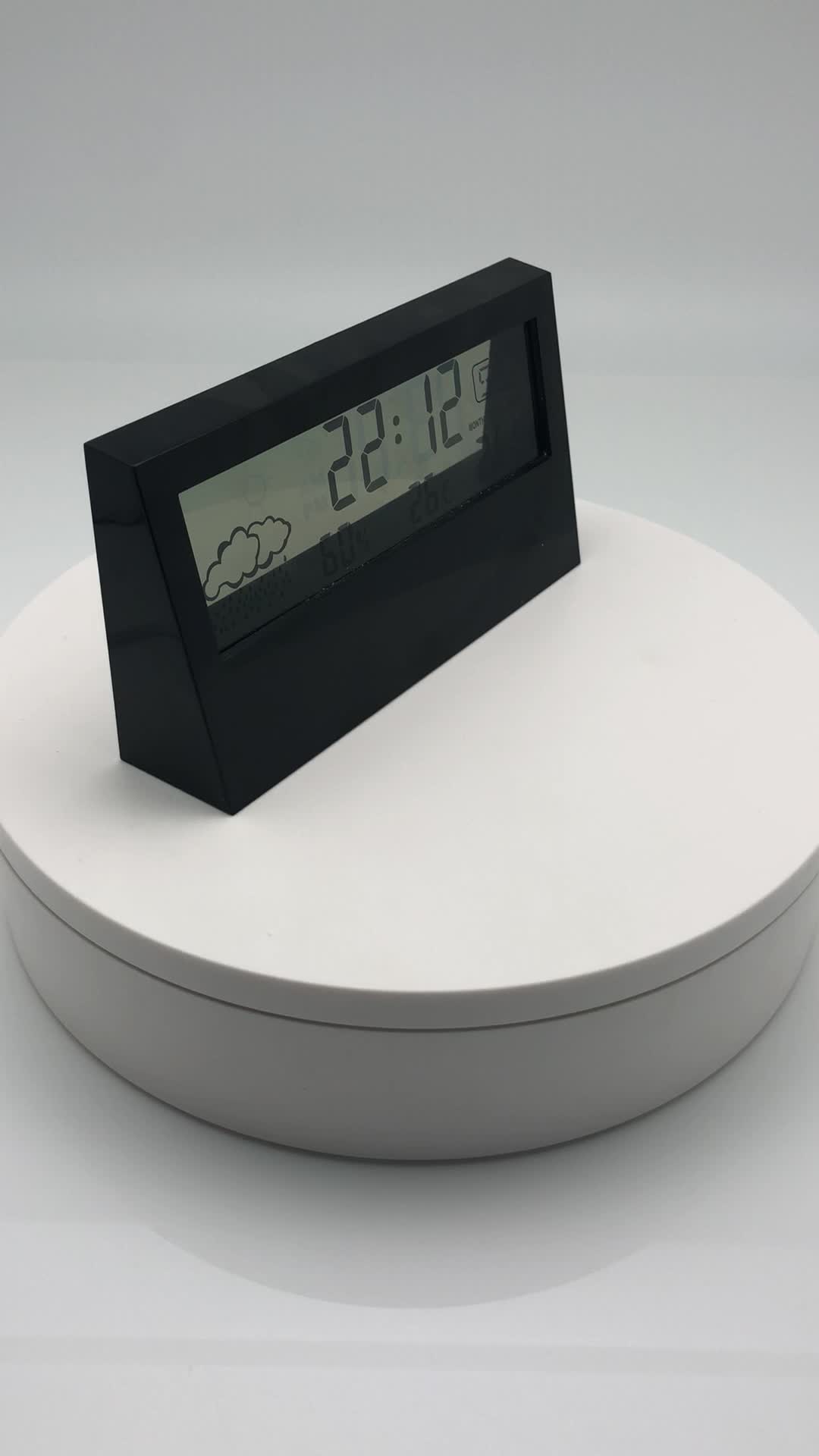 Attractive Funny Durable Plastic Alarm Clocks With Weather Station For Table Buy Funny Alarm