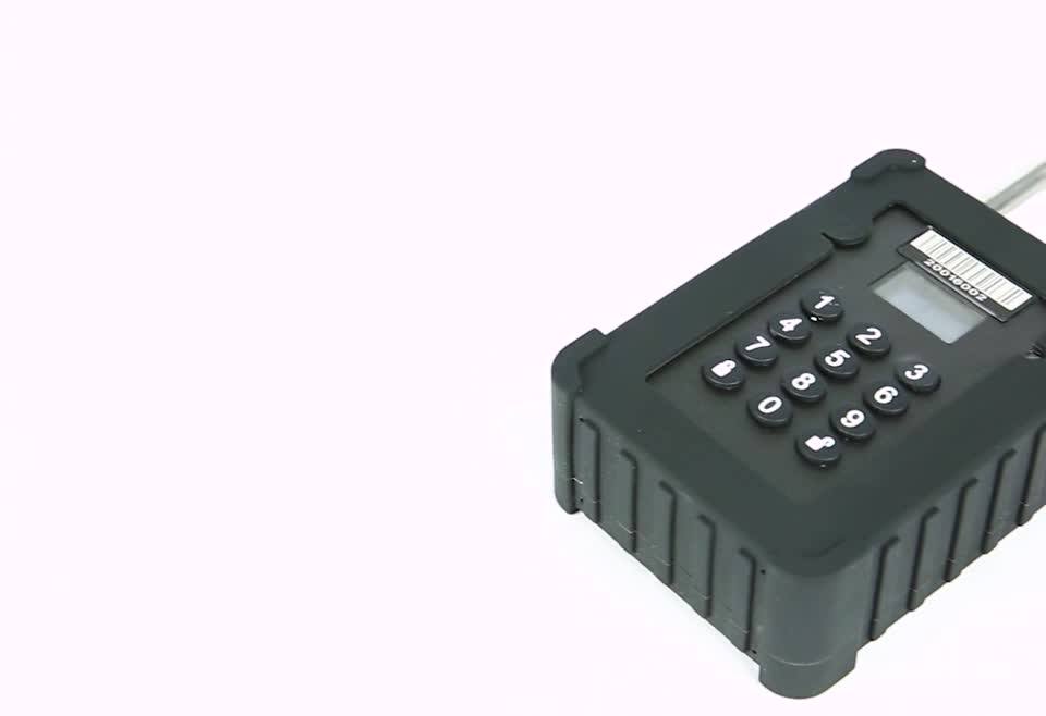 Smart Keypad Padlock Gps Tracker Lock For Security Vehicle Trailer ...