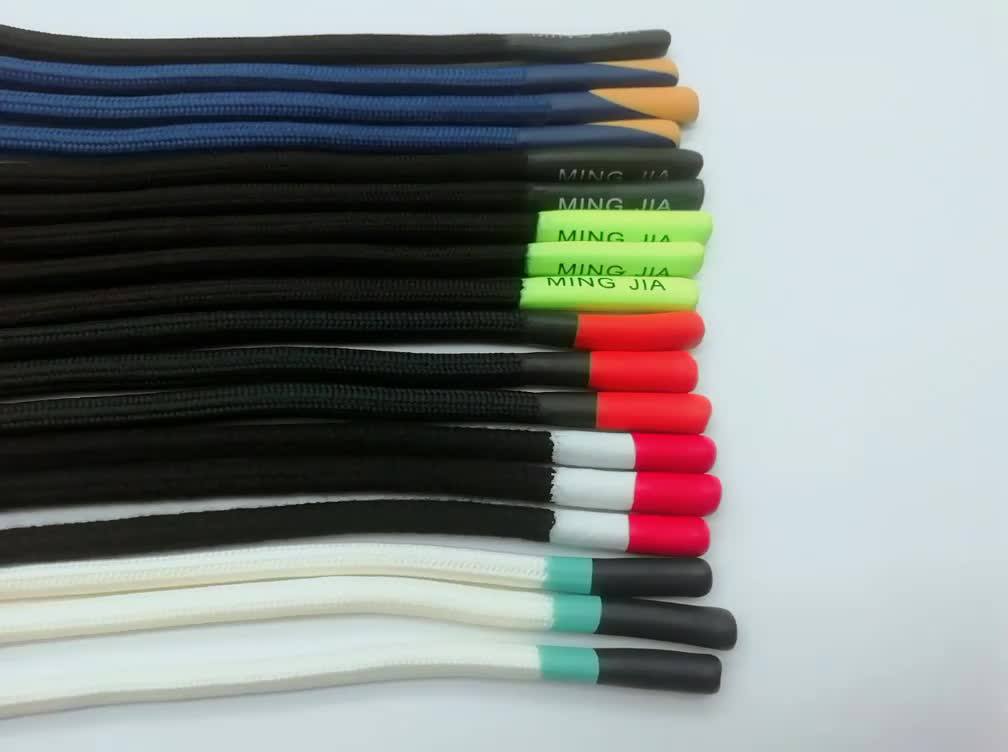 High Quality Custom Drawcord Custom Silicone Ends Drawstring Cord For ...