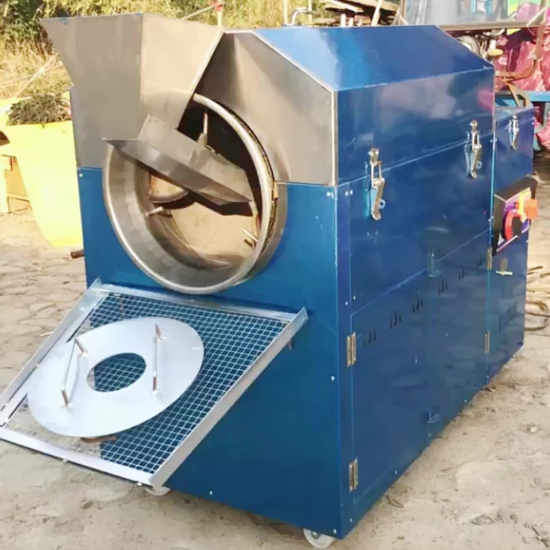 Commercial Coffee Cacao Roster Drum Soya Cocoa Bean Small Roast Machine ...