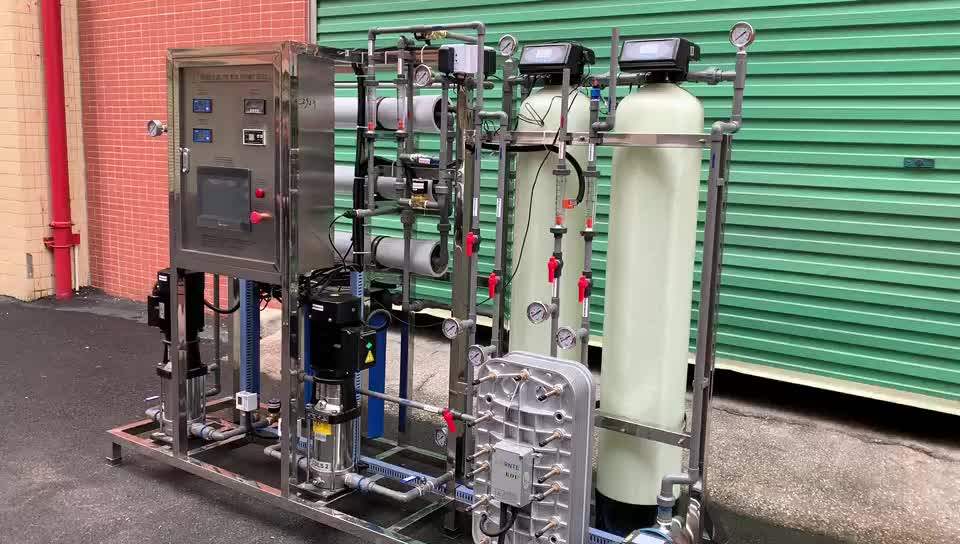 500l/h Ro Reverse Osmosis Deionized Water System With Edi ...